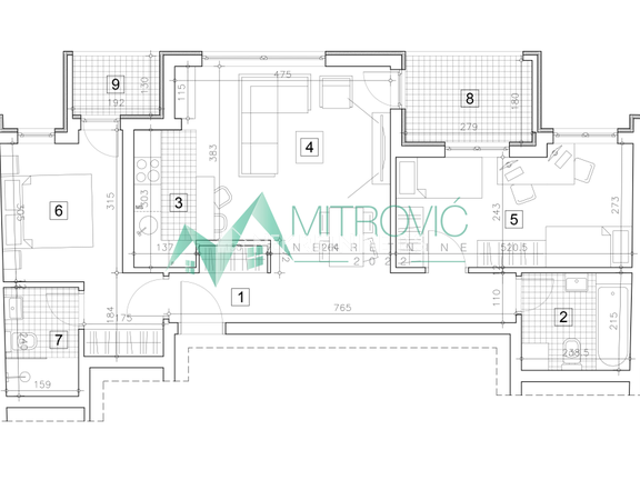 Stan,NOVI SAD,GRBAVICA,kv: 72.00, € 256250, ID: 1002706
