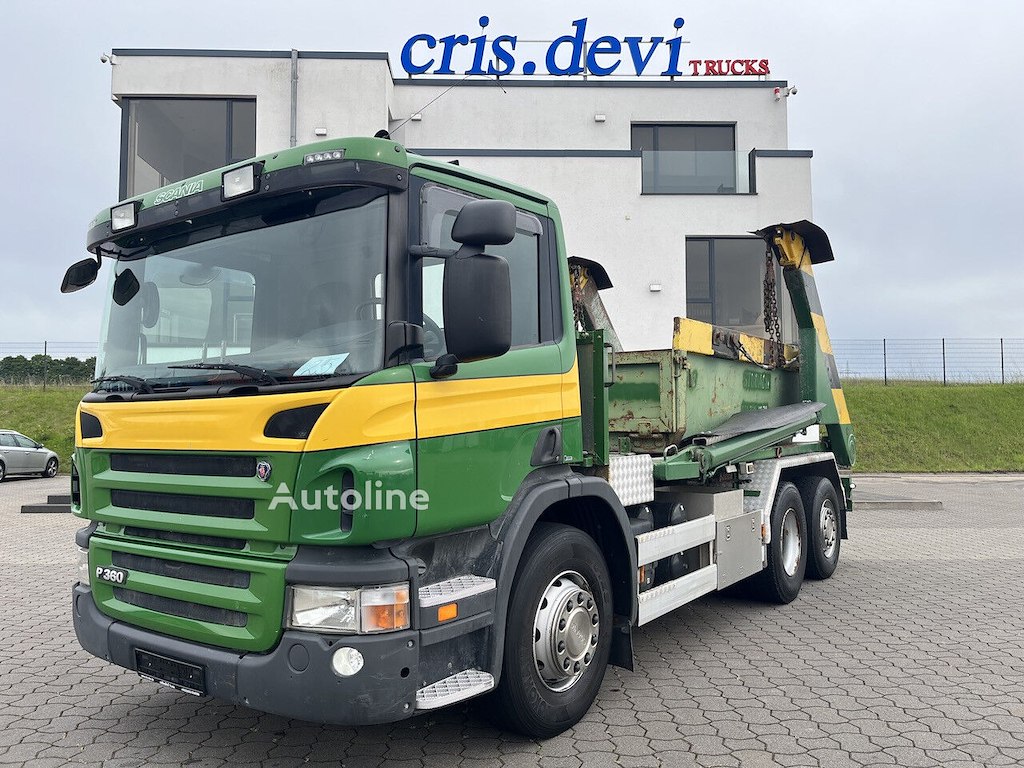 Scania P360 6x2 Trösch Absetzkipper Container kamion autopodizač kontejnera