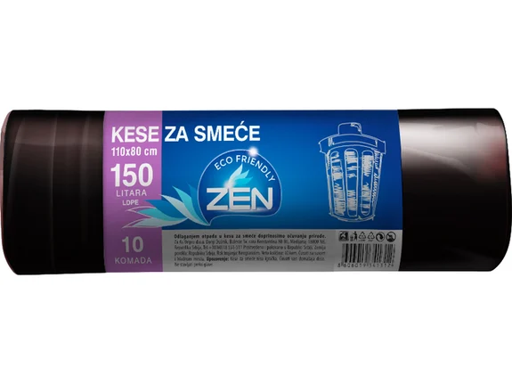 Zen Kese za smeće LDPE 150 l