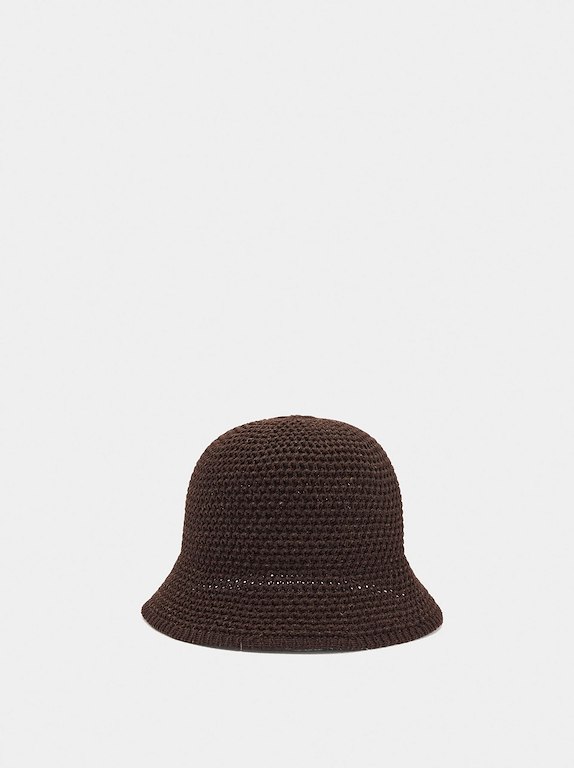 KNIT BUCKET HAT