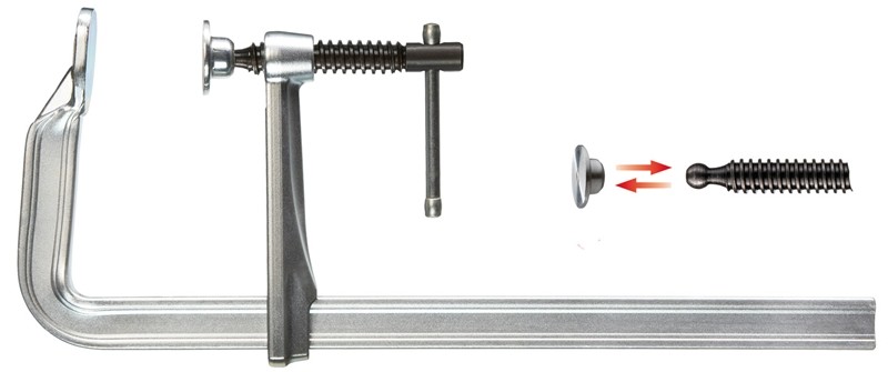 Bessey kompletno čelična stega GZ125K