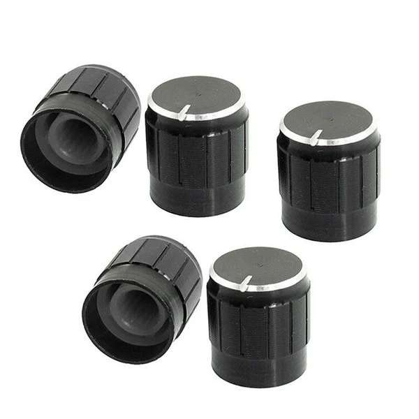 Dugme za potenciometar 15x17mm crno
