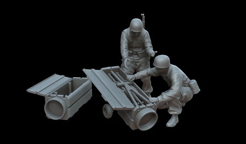 NEW! White Stork Miniatures F72170 German Fallschirmjager Part III (2 Figures / 3D-Printed)