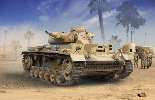 NEW! Academy 13567 Pz.Kpfw.III Ausf.N - Afrika Korps Medium Tank
