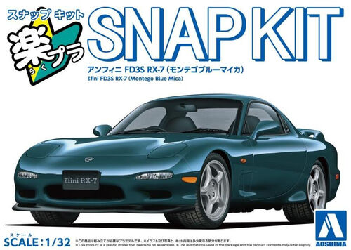 Aoshima 06555 Efini FD3S RX-7 (Montego Blue Mica)