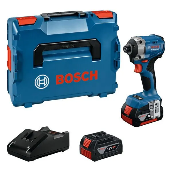 Bosch Udarni odvijač GDR 18V-215 2×4,0Ah+punjač+L-BOXX 136 (06019N2002)