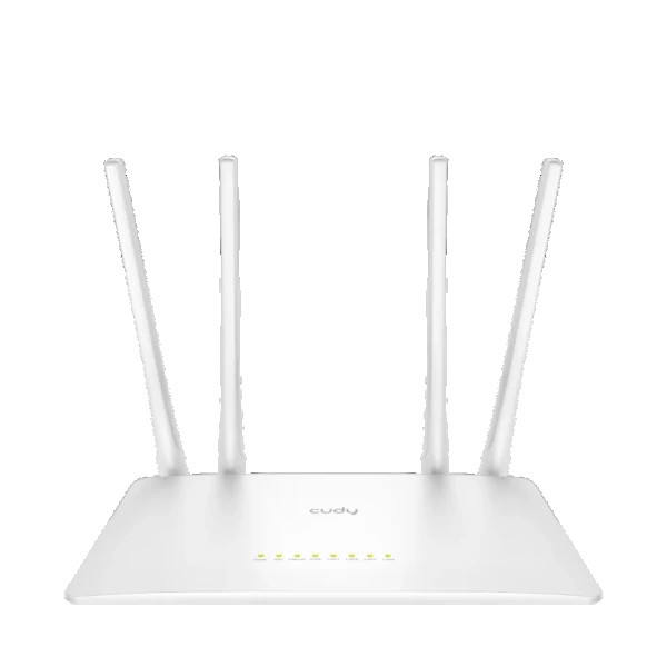 WIRELESS ROUTER CUDY WR300S 300MBPSEXT4X5DBREPEATER2,4GHZ1WAN4LANAP
