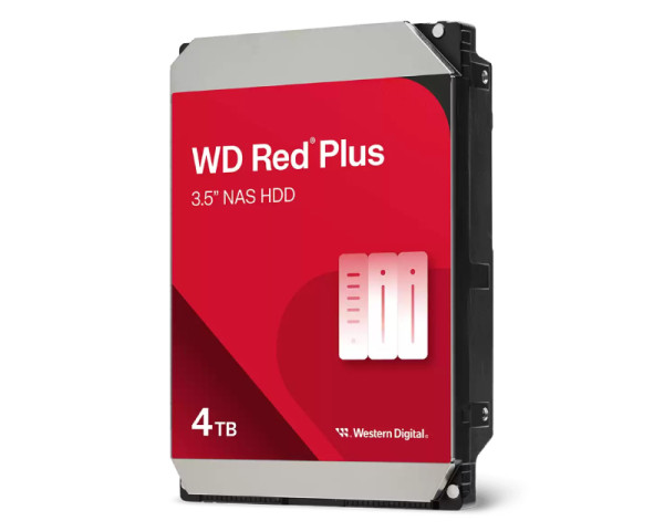 WD 4TB 3.5 INČA SATA III 128MB WD40EFZZ RED PLUS HARD DISK