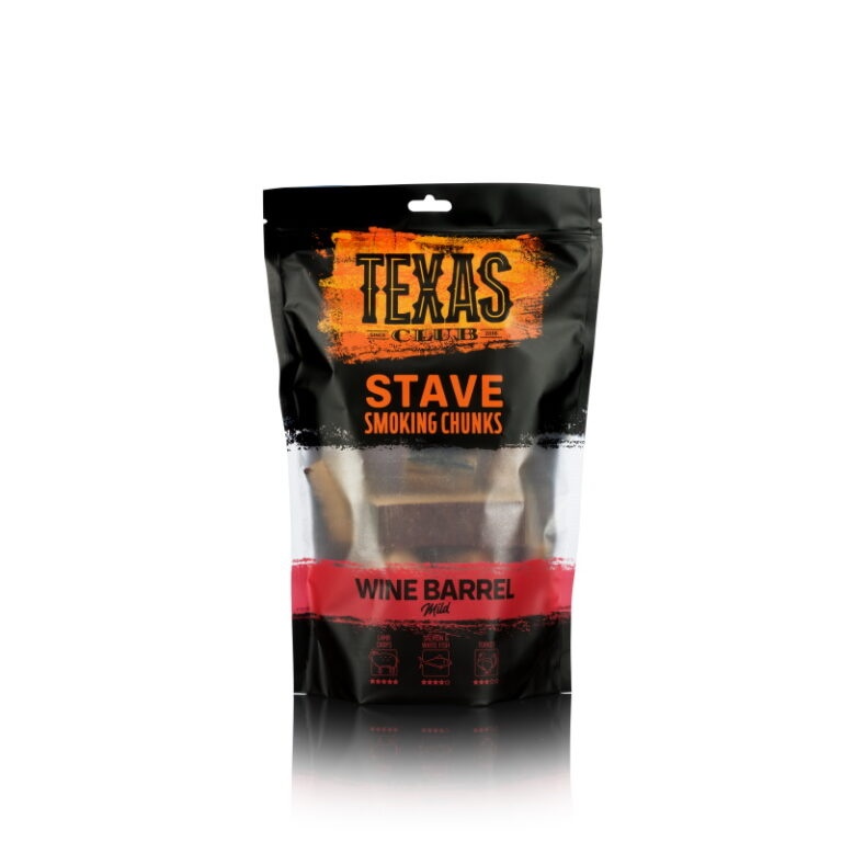Komadi drveta za dimljenje od hrastovih vinskih bačvi 0,5kg - Texas Club