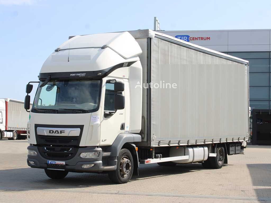 DAF LF 290 FA, EURO 6, SLEEPING BODY kamion sa klizna zavesa cerada