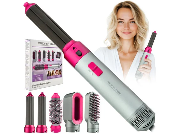 Profi Care Styler za kosu 4u1 1000W PC-HAS 3132 pink/sivi
