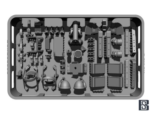 NEW! BSK Model D35029 M3 Stuart - 3D-Printed Detail Set