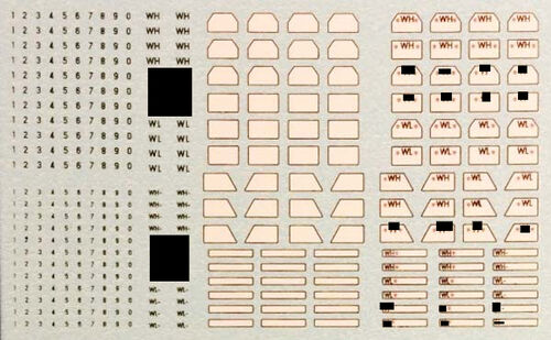 AML O7218 German WWII Licence Plates (PE Parts + Decal)