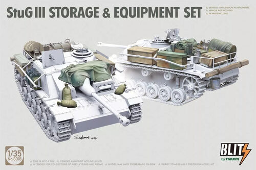 Takom 8018 StuG III Storage And Equipment Set
