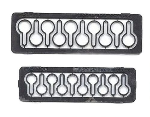 HiSModel SET-151BP03 Black Pearl - Clamp of Deadeyes (for Revell Kits)