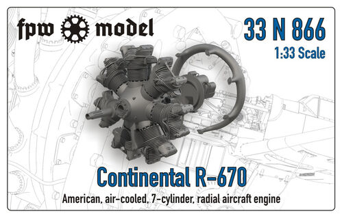FPW Model 33N866 Continental R-670