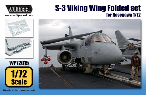Wolfpack Design WP72015 Lockhhed S-3 Viking - Wing Folded Set (for Hasegawa Kits)