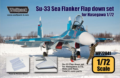Wolfpack Design WP72041 Sukhoi Su-33 Sea Flanker - Flap Down Set (for Hasegawa Kits)