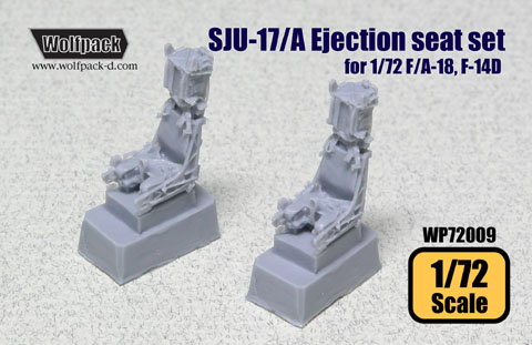 NEW! Wolfpack Design WP72009 F-14 D / F/A-18 C/D/E/F and T-45 - SJU-17/A NACES Ejection Seats (2 pcs)