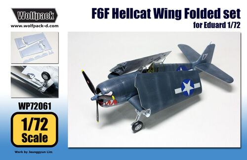 Wolfpack Design WP72061 Grumman F6F Hellcat - Wing Folded Set (for Eduard Kits)