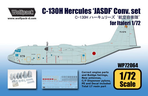 Wolfpack Design WP72064 Lockhhed C-130 H Hercules - JASDF Conversion Set (for Italeri Kits)