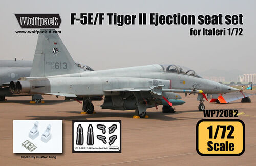 Wolfpack Design WP72082 Northrop F-5 E/F Tiger II - Ejection Seat Set (for Italeri Kits)