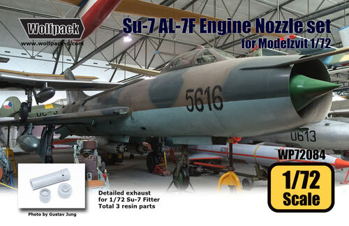 Wolfpack Design WP72084 Sukhoi Su-7 Fitter - AL-7F Engine Nozzle Set (for Modelsvit Kits)