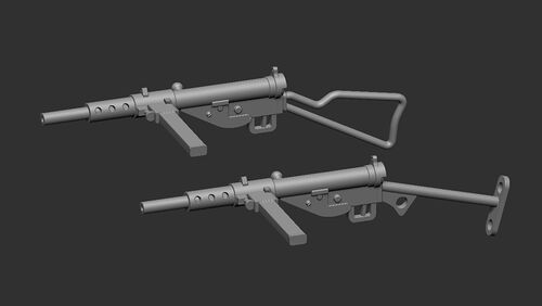 NEW! Firma49 A081-16 Sten Gun Mk.II