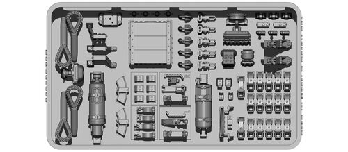 NEW! BSK Model D35022 StuG III Ausf. B - 3D-Printed Detail Set