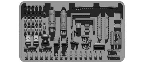 NEW! BSK Model D35023 Sd.Kfz. 222 - 3D-Printed Detail Set