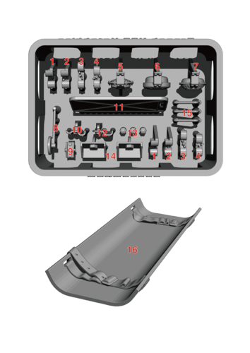 NEW! BSK Model D35026 H39 Hotchkiss - 3D-Printed Detail Set