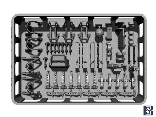 NEW! BSK Model D35027 M36 Jackson - 3D-Printed Detail Set