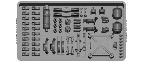 NEW! BSK Model D35018 Panther Ausf. D - 3D-Printed Detail Set