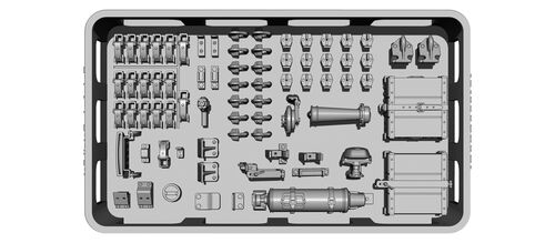 NEW! BSK Model D35015 Panzer I Ausf. A/B - 3D-Printed Detail Set