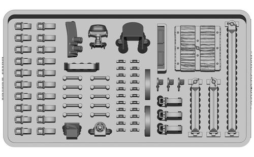 NEW! BSK Model D35010 Jagdpanzer 38 Hetzer - 3D-Printed Detail Set