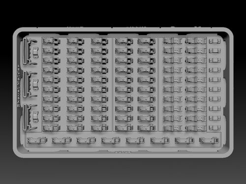 NEW! BSK Model C35001 German Clamps (Early / 3D-Printed)