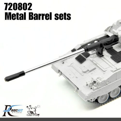 NEW! ROCKIT Studio 720802 PzH-2000 - Metal Barrels Set (for Meng Model Kits)
