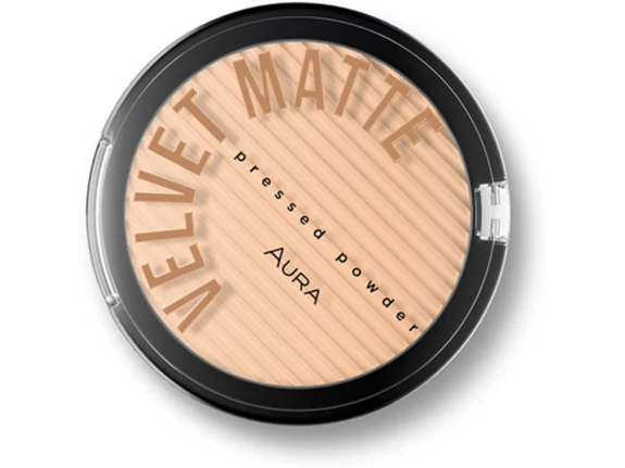 Aura Kompaktni puder Velvet Matte 312 Beige