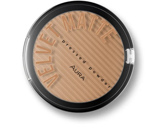 Aura Kompaktni puder Velvet Matte 316 Medium Beige