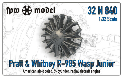 FPW Model 32N840 Pratt And Whitney R-985 Wasp Junior