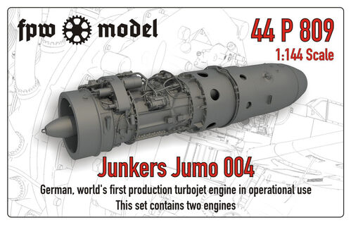 FPW Model 44P809 Junkers Jumo 004 (2 pcs)
