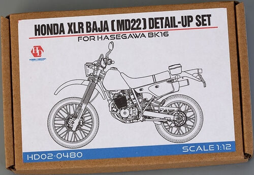 Hobby design HD02-0480 Honda XLR Baja (MD22) - Detail-Up Set (for Hasegawa BK16 Kit)