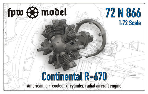 FPW Model 72N866 Continental R-670