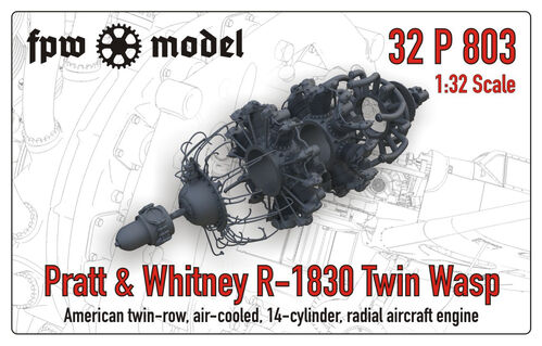 FPW Model 32P803 Pratt & Whitney R-1830 Twin Wasp