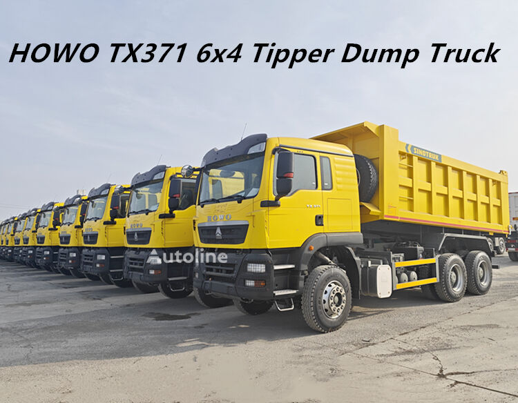 Howo TX371 Second Hand Tipper Dump Truck kiper