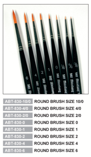 Abteilung502 830-10-0 Round Brush 10/0
