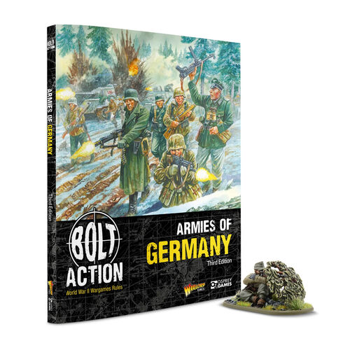 NEW! Bolt Action 401022001 Armies of Germany : Third Edition + Figure Joseph Sepp Allerberger