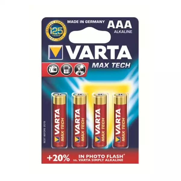 Baterija Varta LR3 Max Tech AAA 4/1 nepunjiva