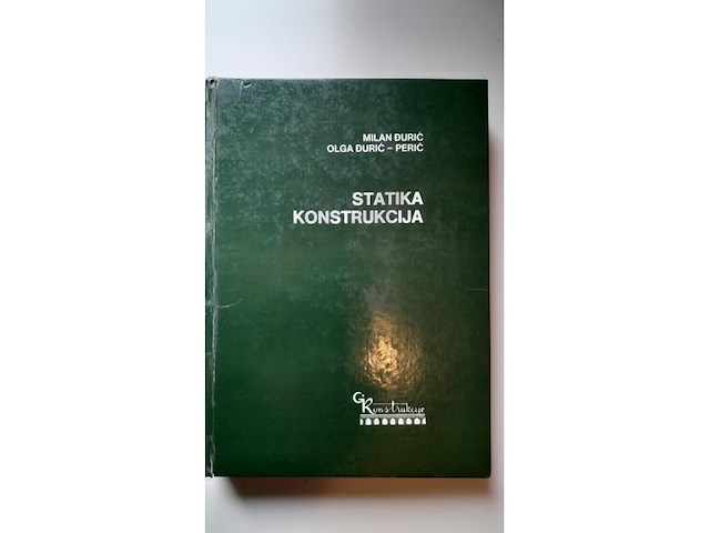 Statika konstrukcija – M.Đurić O.Đurić-Perić