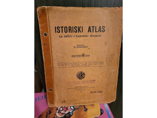 ISTORISKI ATLAS ZA OPSTU I NARODNU ISTORIJU